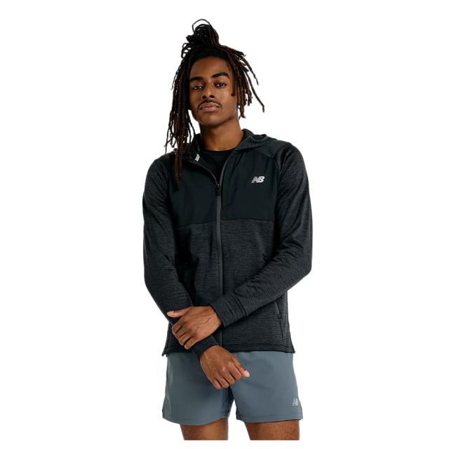 ニューバランス(new balance)ヒートグリッド フルジップ フーディー MJ43206BK(Men’s)