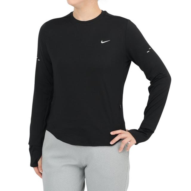 ナイキ(NIKE)スウィフト ドライフィット UV 長袖 クルーネック ランニングトップ HQ0504-010(Lady’s)