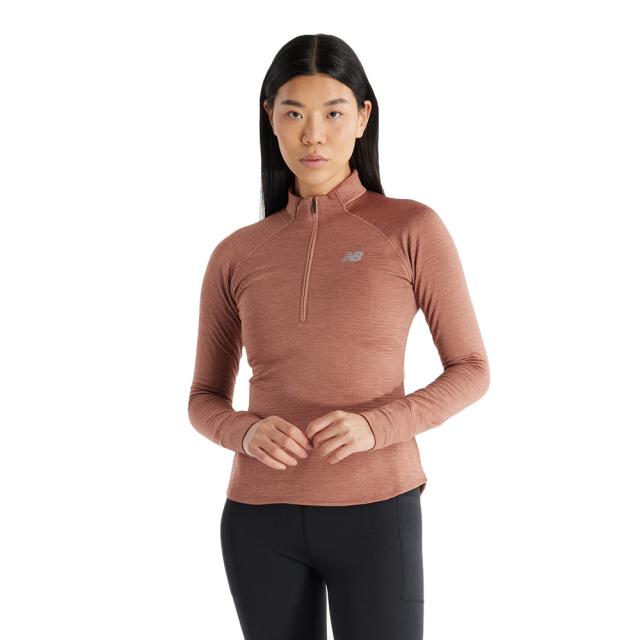 ニューバランス(new balance)Sport Essentials プレミアムヒートグリッドハーフジップ 長袖シャツ W…