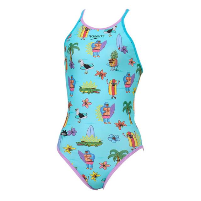 スピード(SPEEDO)競泳水着 レディース 水泳 モルガ ターンズスーツ STW02551MU TQ(Lady’s)