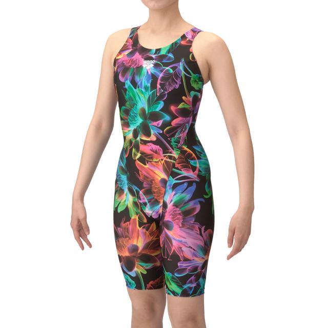 アリーナ(ARENA)競泳水着 水泳 フィットネス ワンピーススパッツ AS5SWF05L BKPK(Lady’s)