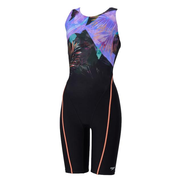 スピード(SPEEDO)フィットネス水着 レディース 水泳 ナヘレルースンニースキン 紫 M-LLサイズ SFW12567 P…