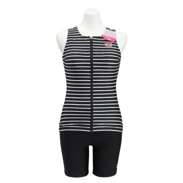 アリーナ(ARENA)フィットネス水着 レディース 水泳 すらっとセパ フィットネス セパレーツ 黒 S-3Lサイズ AS5F…