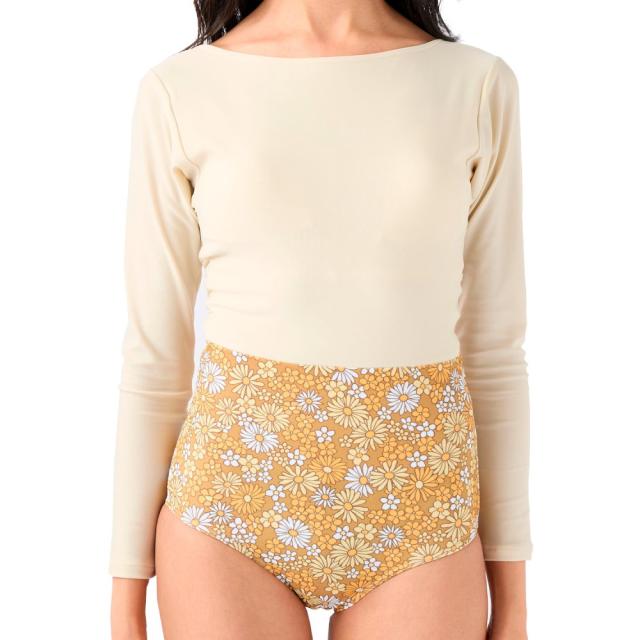 オーシャンパシフィック(Ocean Pacific)花柄 ワンピース水着 523831 BRN(Lady’s)