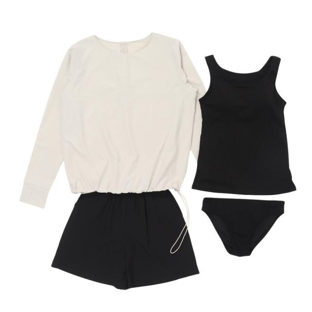 シュリーヌ(Shreanu)セパレーツ水着 4点セット 408090BEG(Lady’s)