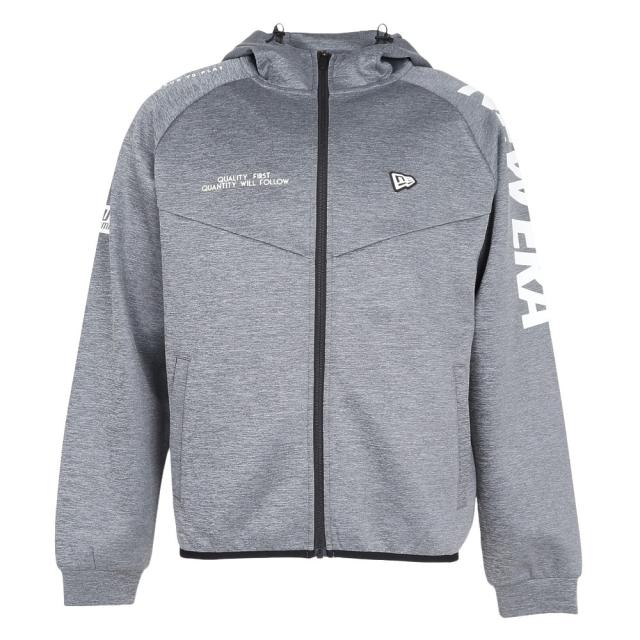 ニューエラ(NEW ERA)ウォームアップ ジャケット ワードマークロゴ グレー 14861200(Men’s)