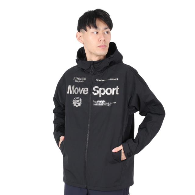 デサント(DESCENTE)HEATNAVI ロゴフルジップ フーディー ST4FWB34M BK00(Men’s)