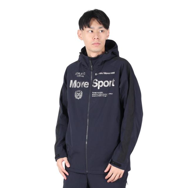 デサント(DESCENTE)HEATNAVI ロゴフルジップ フーディー ST4FWB34M NVBK(Men’s)