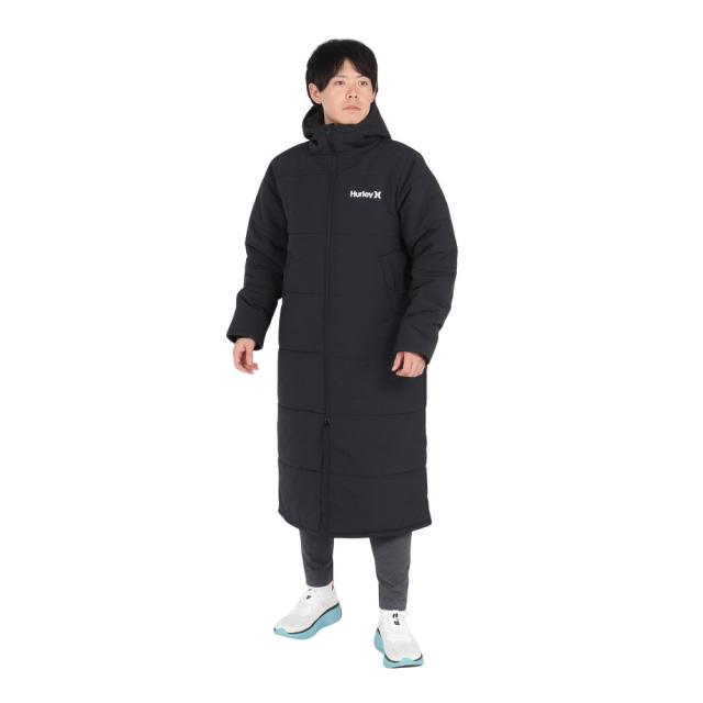 ハーレー(HURLEY)INSULATION ロングコート MCJK242083-BLK(Men’s)