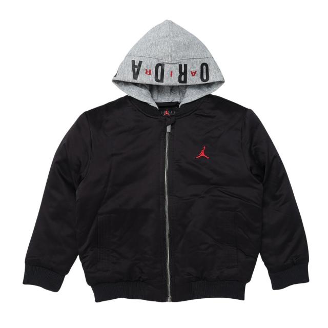 ジョーダン(JORDAN)ジュニア ジョーダン アウター ビッグロゴ フーデッド ボンバー 85D647-023(Jr)