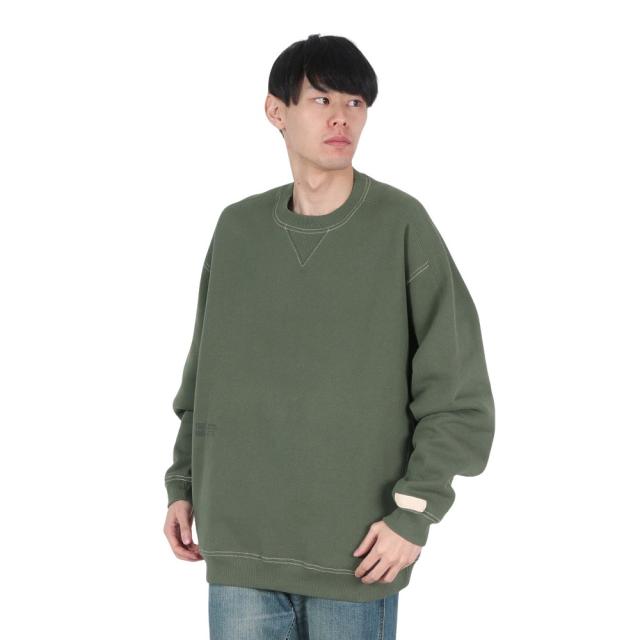 ニューバランス(new balance)トレーナー メンズ 裏起毛 1000 カーキ オーバーサイズフィット AMT25020…