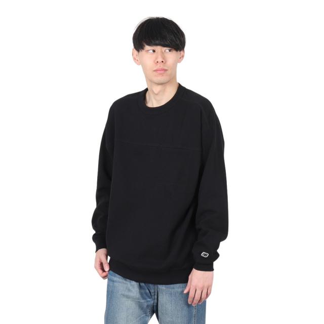 ニューバランス(new balance)900 フレンチテリー クルーネック スウェットシャツ AMT35144BK(Men’…