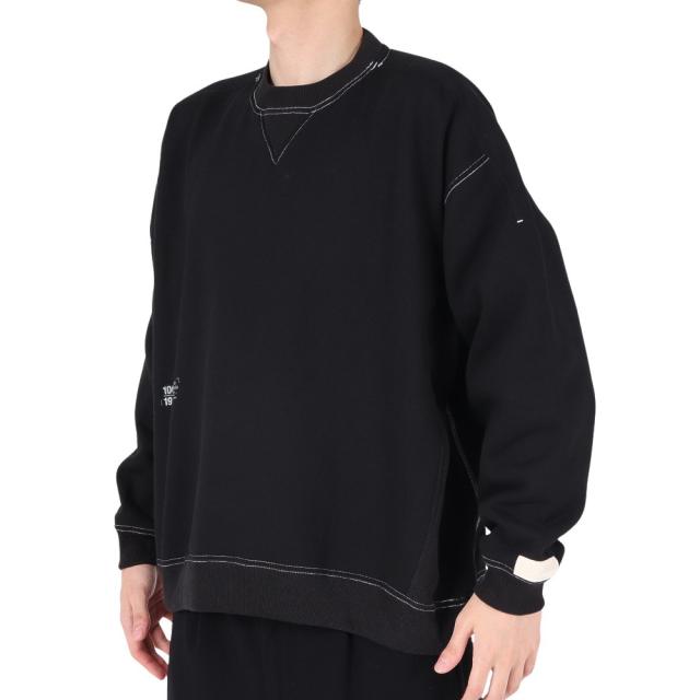 ニューバランス(new balance)1000 スウェットクルーネック オーバーサイズ AMT35100BK(Men’s)