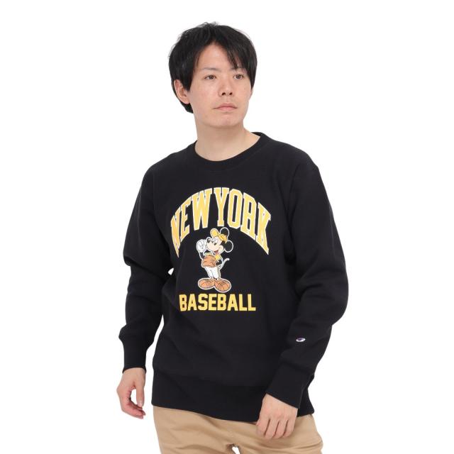 チャンピオン-ヘリテイジ(CHAMPION-HERITAGE)リバースウィーブ クルーネックスウェットシャツ DISNEY B…