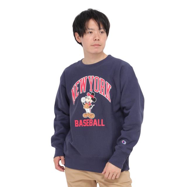 チャンピオン-ヘリテイジ(CHAMPION-HERITAGE)リバースウィーブ クルーネックスウェットシャツ DISNEY B…