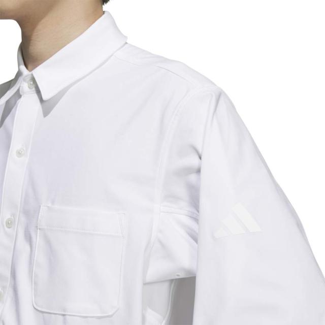 アディダス(adidas)プレミアム カジュアル 軽量 ニット 長袖シャツ