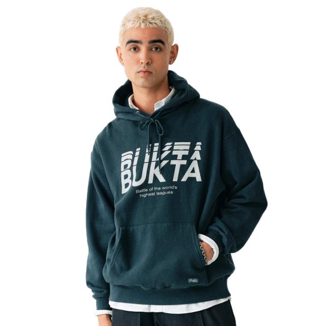 バクタ(BUKTA)ヘビーOZ裏毛パーカー BU2415808 65 GREEN(Men’s)