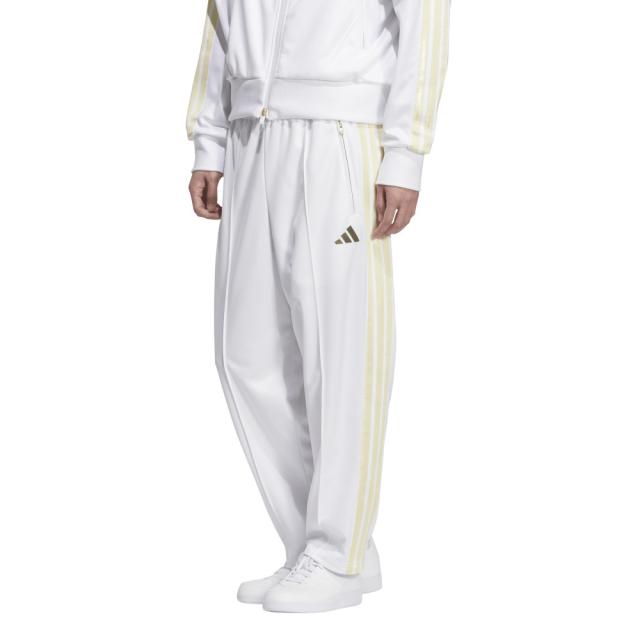 アディダス(adidas)Stadium Gold ルーズフィット フルレングス オープンヘム トラックパンツ HI547-J…