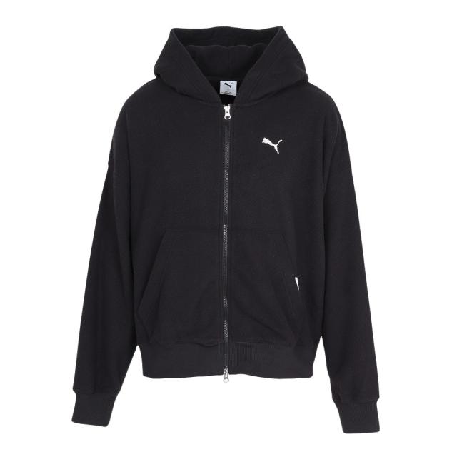 プーマ(PUMA)MWQ フルジップ フーディー 636957 01 BLK(Men’s)