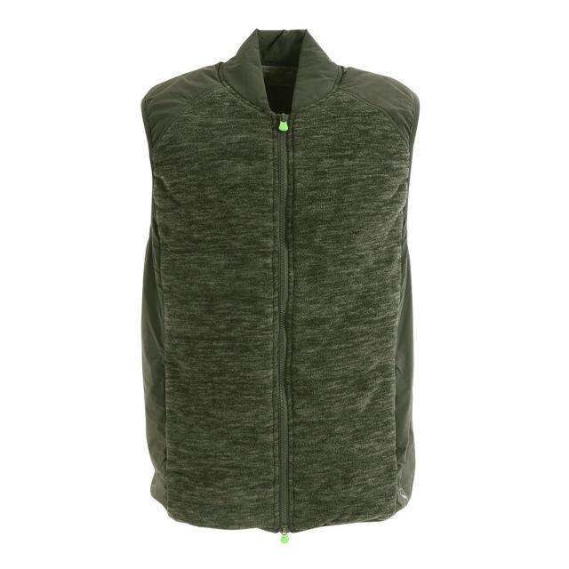 ウィッテム(HUITIEME)メランジフルジップベスト 191-47970-028(Men’s)