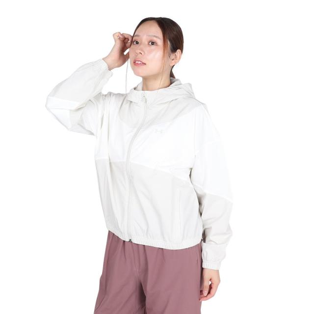 アンダーアーマー(UNDER ARMOUR)ライバル ウーブン ジャケット フーディー 6004849 110(Lady’s)