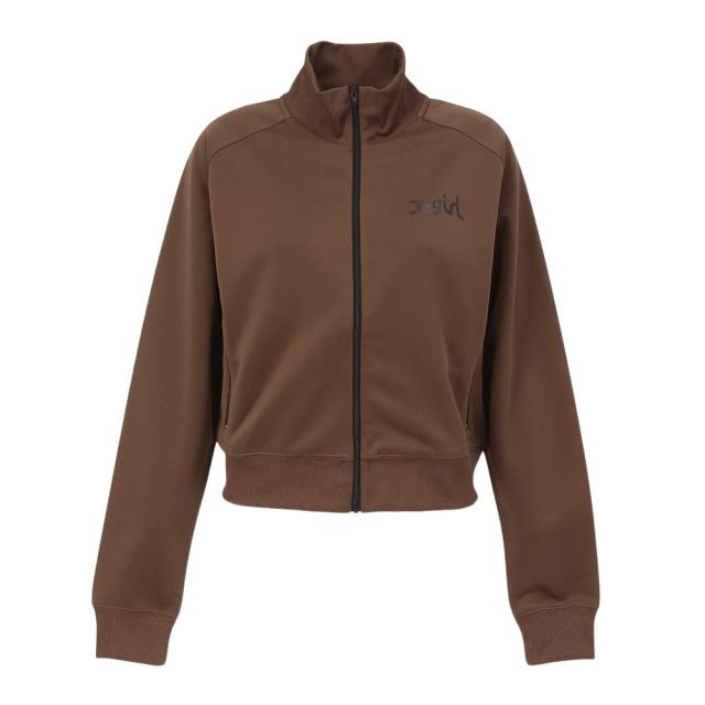 エックスガール(X-gir)ショート トラックジャケット 155253021007-BROWN(Lady’s)