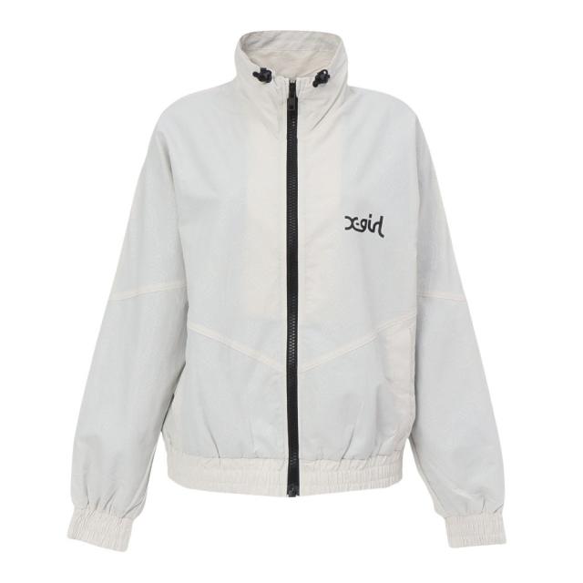 エックスガール(X-gir)ロゴ ワインドアップ ジャケット 155253021002-OFF WHITE(Lady’s)