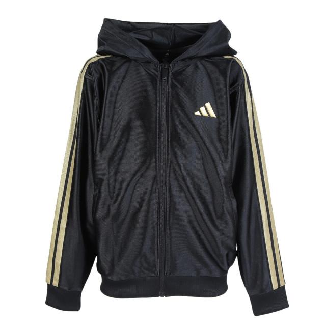 アディダス(adidas)キッズ STADIUM GOLD ルーズフィット トリコット フルジップ パーカー F5746-JZ…
