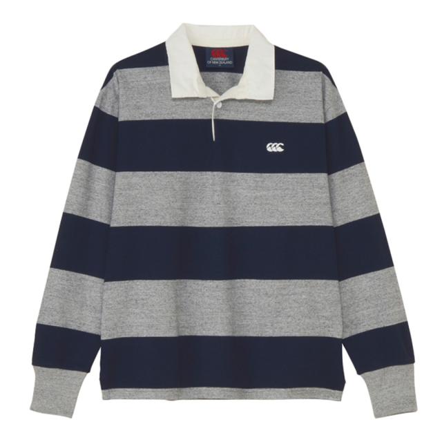 カンタベリー(canterbury)ロングスリーブ 4インチストライプ ラグビージャージー RA425155 15(Men’s…