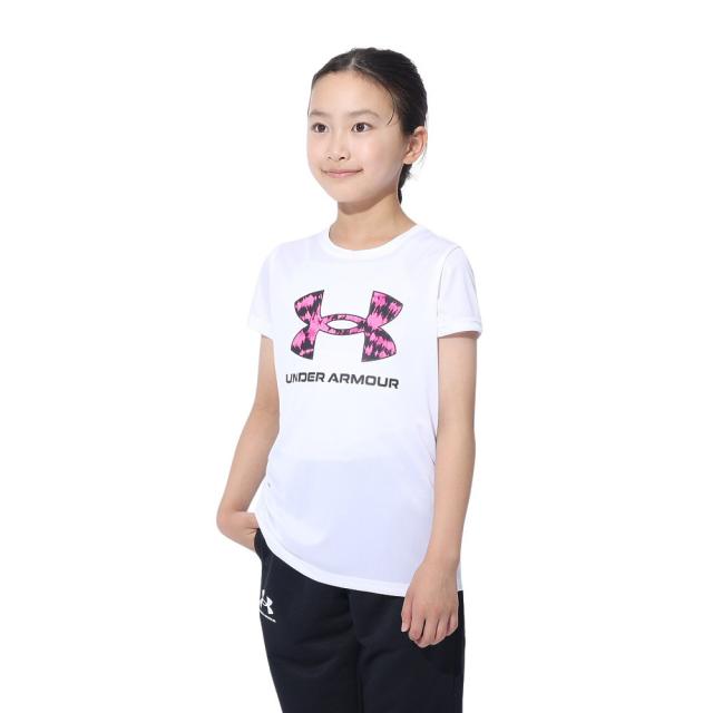 【ポイント10％！ 7/13 21:00〜22:59限定】アンダーアーマー(UNDER ARMOUR)テック プリント ビッグロゴ 半袖T ...