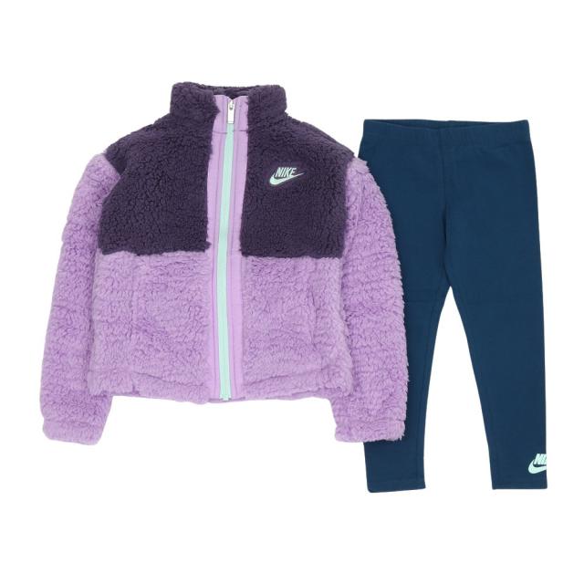 ナイキ(NIKE)シェルパフルジップ ジャケット レギンス 上下セット 36K290-C00(Jr)