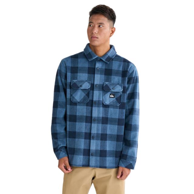 クイックシルバー(Quiksilver)BERING STRAIT CHECK フリースシャツ 25FWEQYPF03075B…