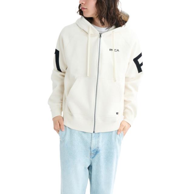 ルーカ(RVCA)ARCH BACK SIDE ジップフーディー BF042019 ANW(Men’s)