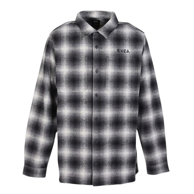 ルーカ(RVCA)WOLD WIDE 長袖シャツ BF042101 BLK(Men’s)