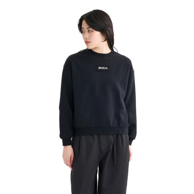ルーカ(RVCA)MATCH クルーネックトップス BF044004 BLK(Lady’s)