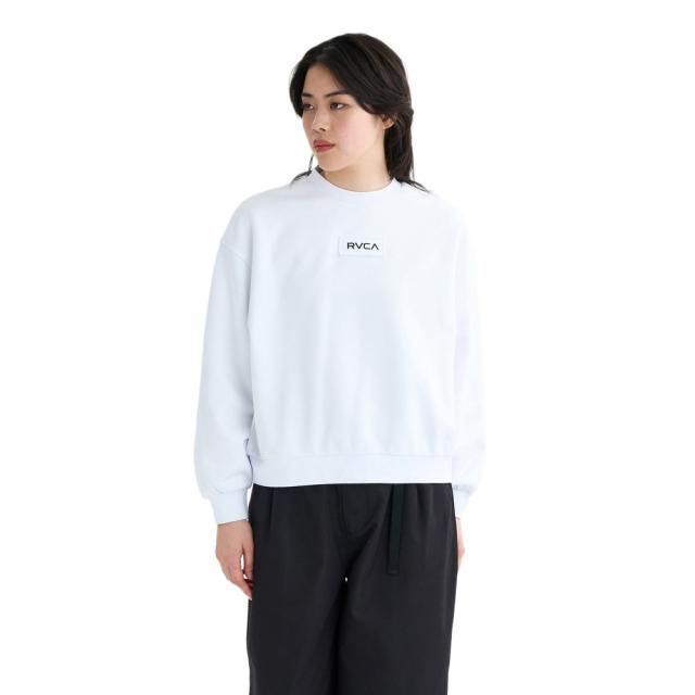 ルーカ(RVCA)MATCH クルーネックトップス BF044004 WHT(Lady’s)