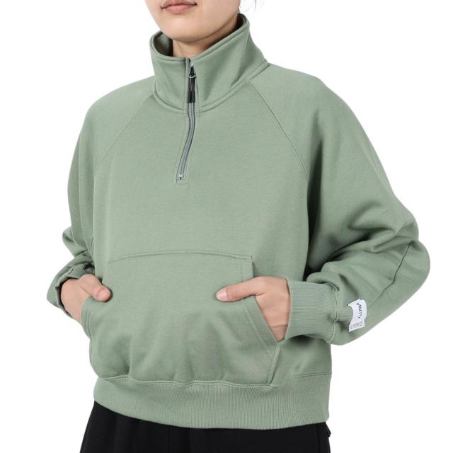 ニキータ(NIKITA)ハーフジップスウェット クロップド丈 NCFF242005-OLV(Lady’s)