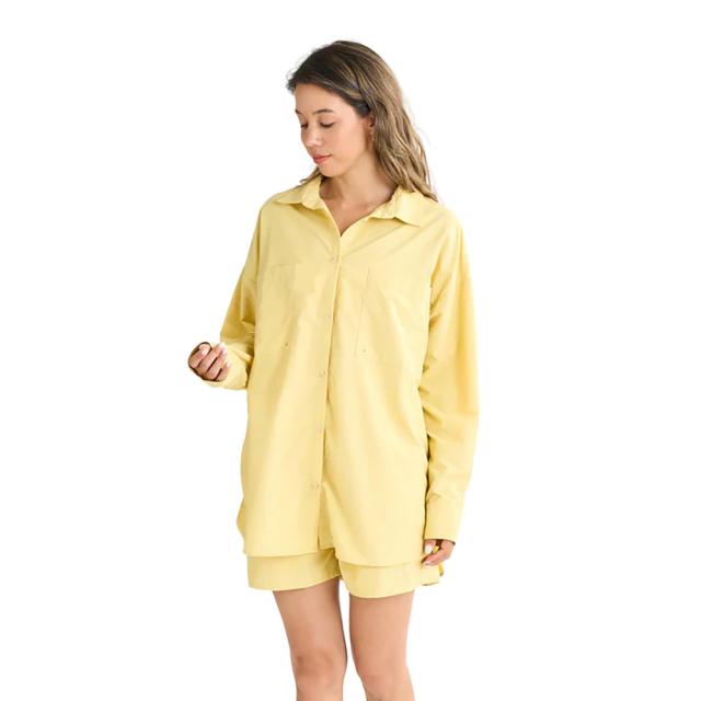 ロキシー(ROXY)SWEET HEAVEN オーバーサイズシャツ 25SPRLY251030CIT(Lady’s)