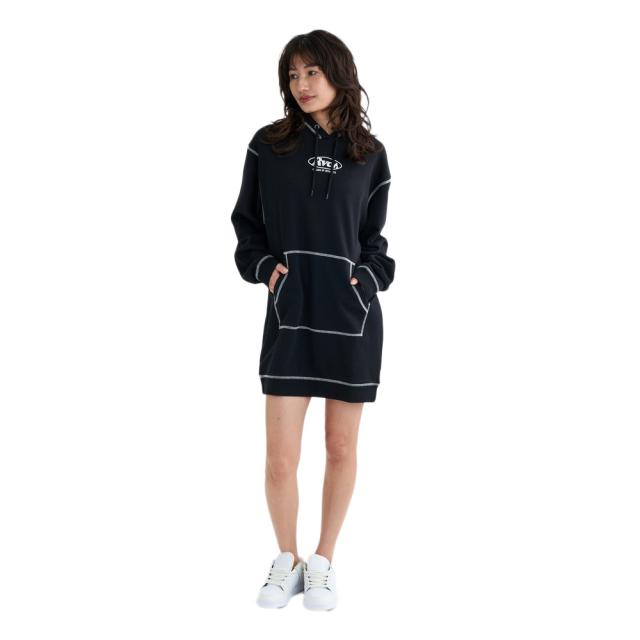 ルーカ(RVCA)CLASSIC HOODED DRESS BF044352 BLK(Lady’s)