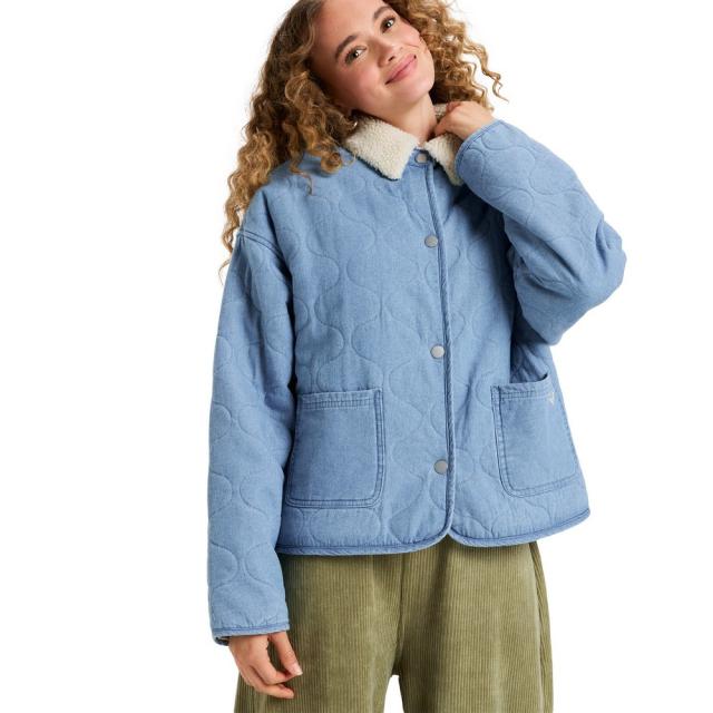 ロキシー(ROXY)NOT SO BASIC デニムジャケット 25FWERJJK03675BSBW(Lady’s)