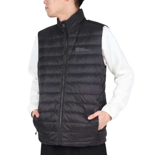 ジャックウルフスキン(JackWolfskin)ダウンベスト ASIA PILVI  M 5032051-6000 ブラック …
