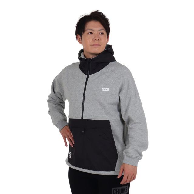チャムス(CHUMS)ロゴナイロンコンビフーディ パーカー CH00-1402-G005 トレーナー スウェット(Men’s)