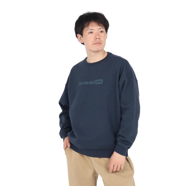 チャムス(CHUMS)オーバーサイズドビッグブービークルートップ CH00-1466-N001 トレーナー スウェット(Men…