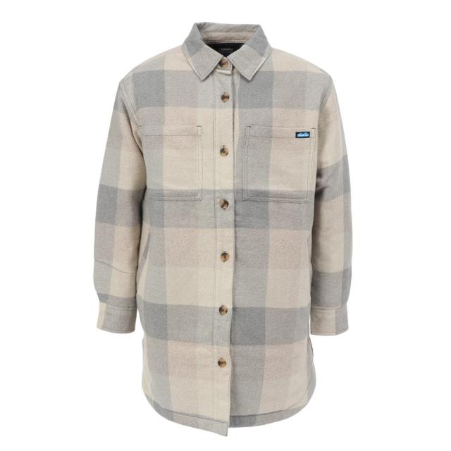 カブー(KAVU)アイビーウッドシャツジャケット 19811530 グレーヘイズ(Lady’s)