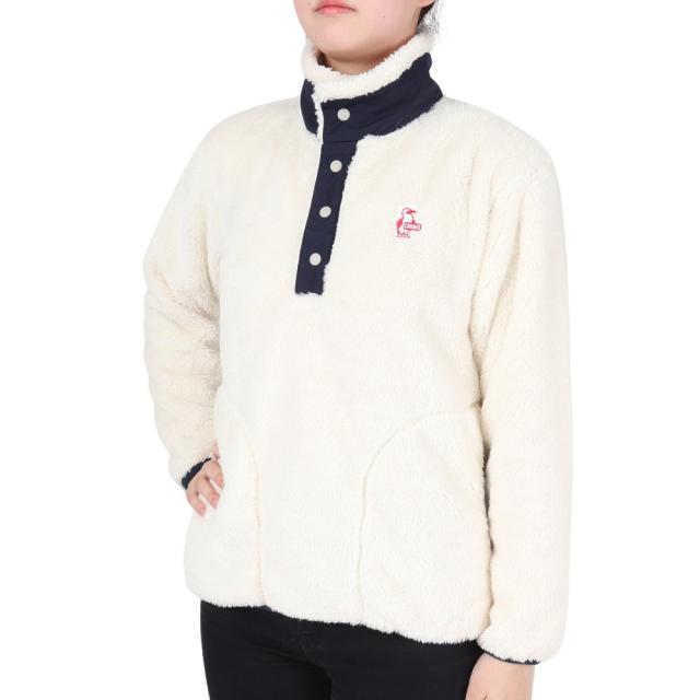 チャムス(CHUMS)フリース プルオーバー エルモフリースハリケーントップ CH14-1361-W056 アイボリー アウタ…