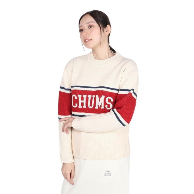 チャムス(CHUMS)セーター カレッジニット クルートップ CH12-1219-W001(Lady’s)