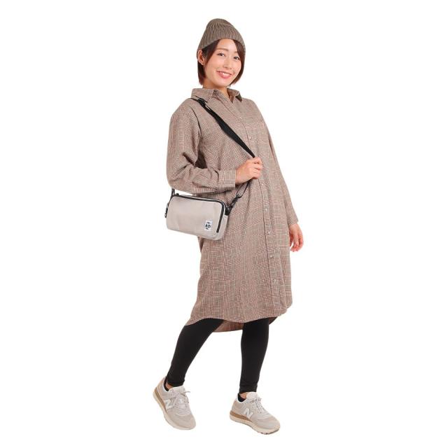 チャムス(CHUMS)ワンピース 長袖 ネルワンピース CH18-1278-B005 ブラウン(Lady’s)