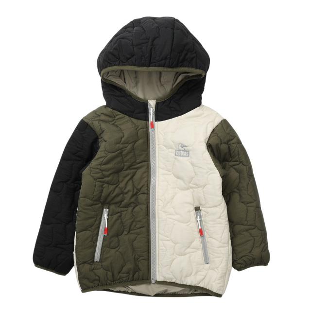 チャムス(CHUMS)キッズ ブービーステッチ パテッドパーカー CH24-1069-C112(Jr)