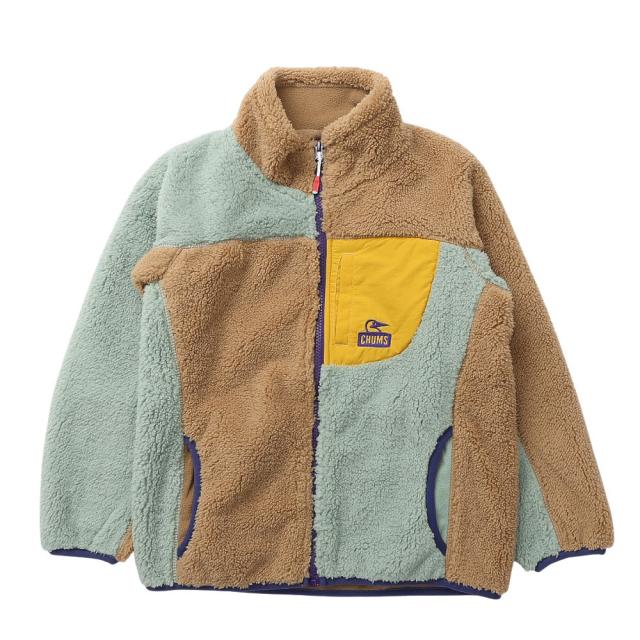 チャムス(CHUMS)キッズ ボンディング フリースジャケット CH24-1072-C114(Jr)