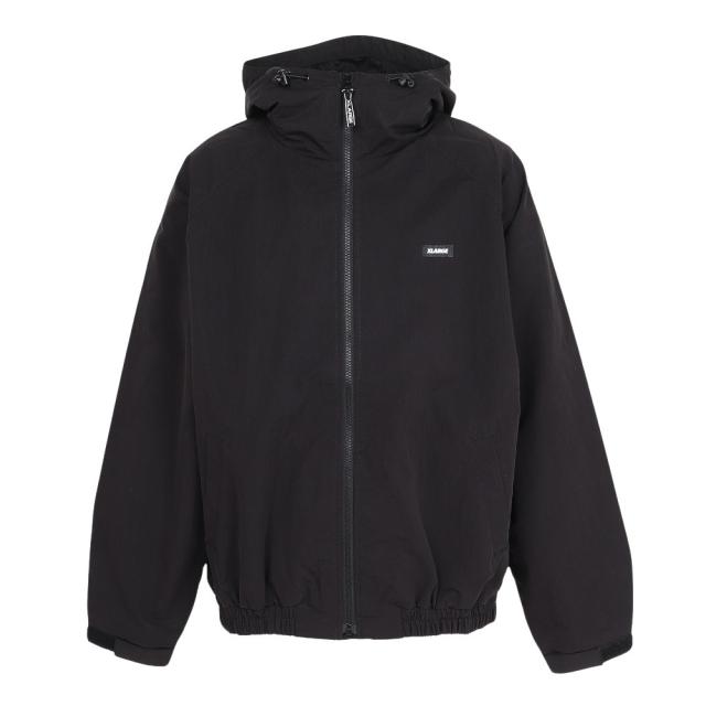 エクストララージ(XLARGE)ラグラン フーデッド ジャケット 101253021004-BLACK(Men’s)